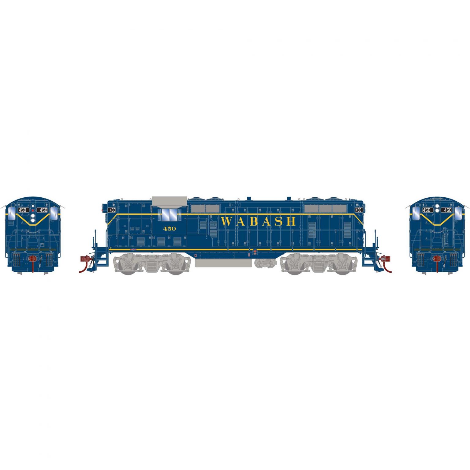 Athearn Genesis HO GP7 Wabash "Blue" - Spring Creek Model Trains