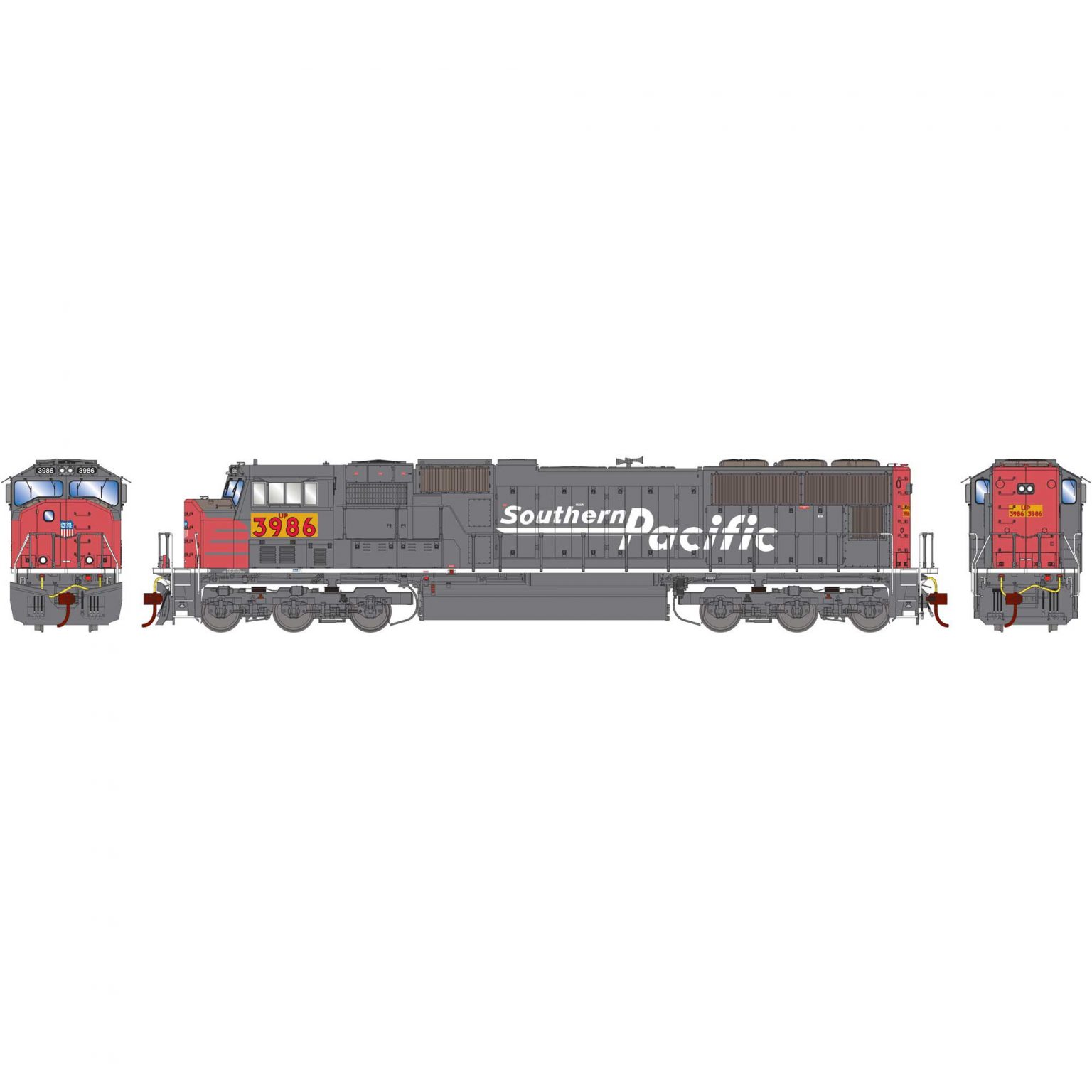 Athearn Genesis HO SD70M Union Pacific ex SP w/ DCC & Sound - Spring ...