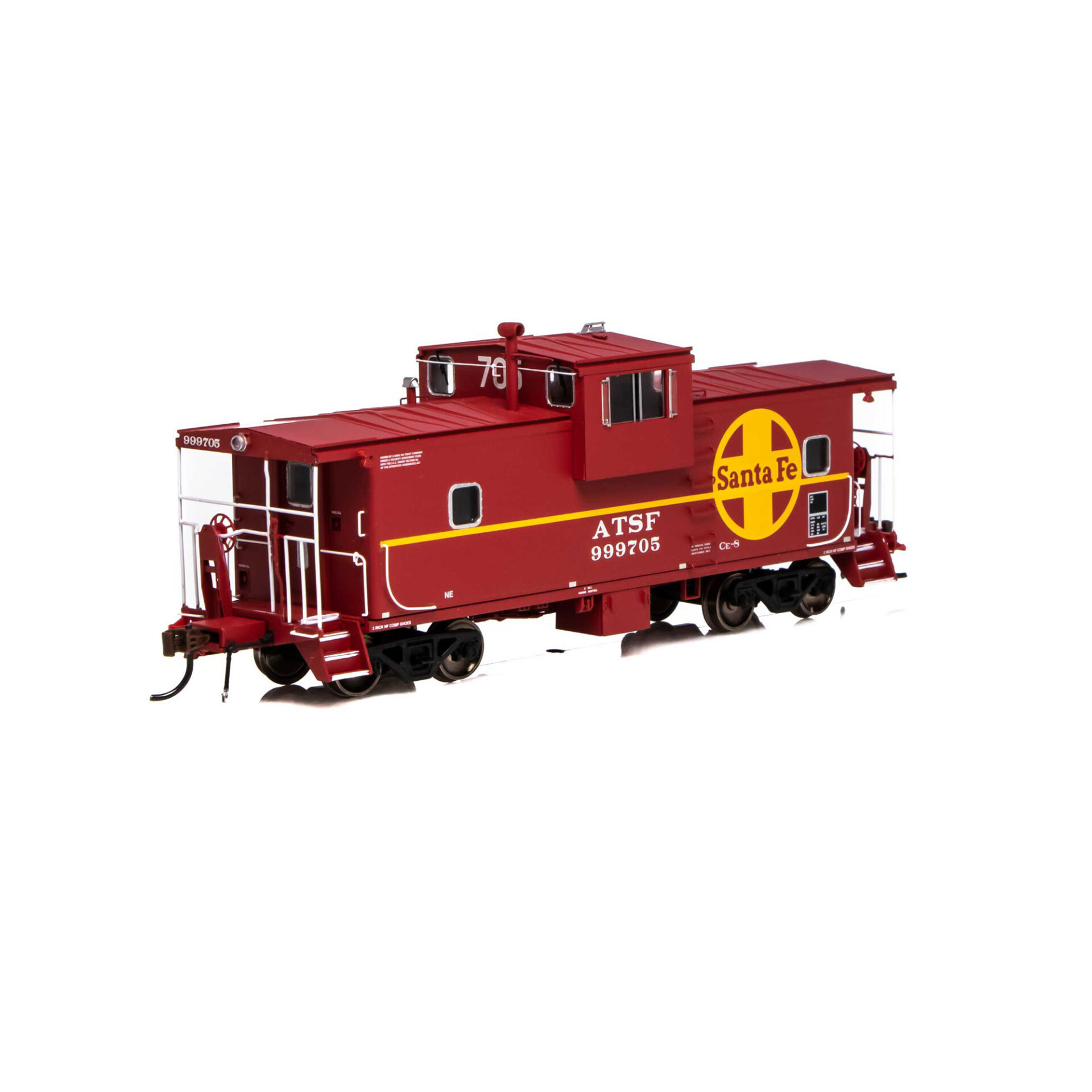 Athearn Genesis HO ICC Wide Vision Caboose Santa Fe w/ Lights & Sound - Spring Creek Model Trains