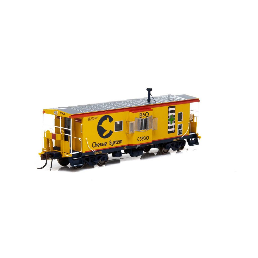 Athearn Genesis HO ICC Bay Window Caboose Chessie System w/ Lights ...