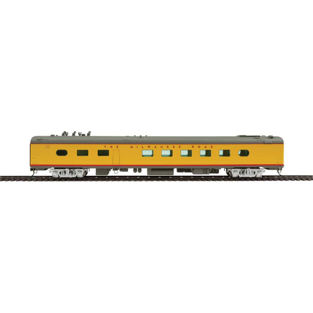 Walthers Proto HO 85' 48-Seat Diner Milwaukee Road "Yellow & Gray" - Spring Creek Model Trains