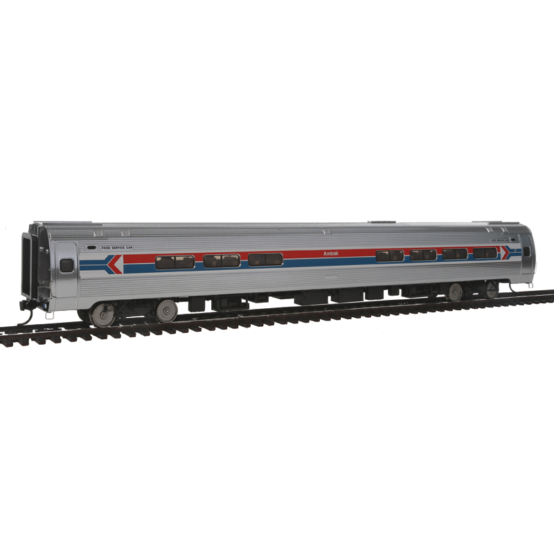 Walthers Proto HO 85' Budd Amfleet I Amcafe Amtrak "Phase I, 2 Arrows ...
