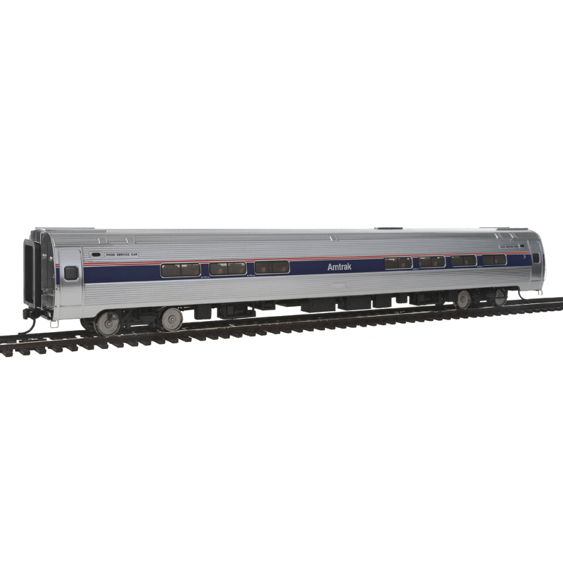 Walthers Proto HO 85' Budd Amfleet I Amcafe Amtrak "Phase IV" w/ Lights - Spring Creek Model Trains