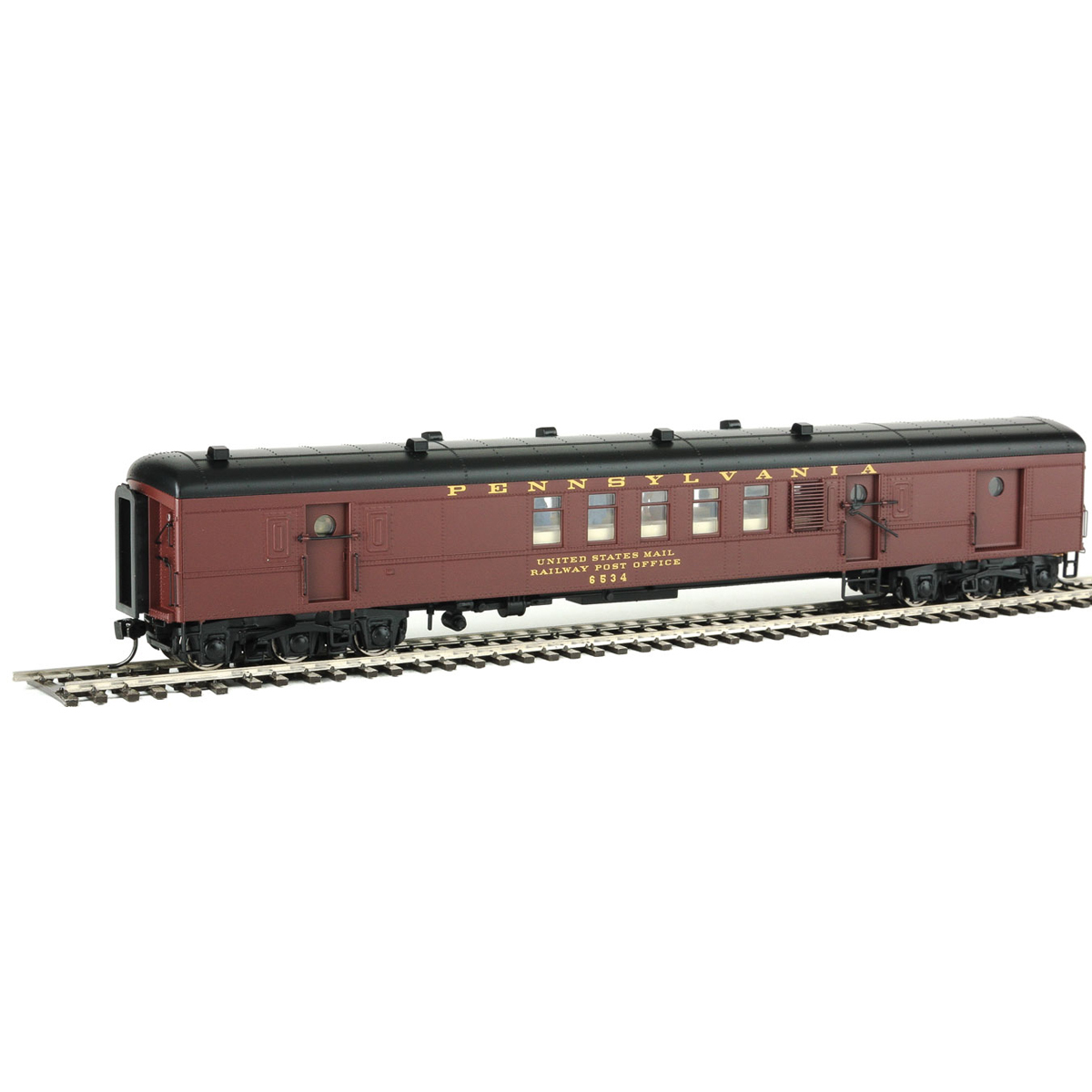 Walthers Proto HO 70' BM70n RPO-Baggage Pennsylvania "1960 Broadway Limited" Deluxe Edition w ...