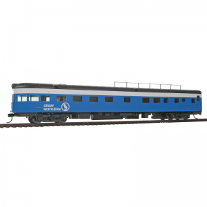 Walthers Proto HO 85' PS Coulee 6-4-1 Observation Great Northern "Big Sky Blue" w/ Lights ...