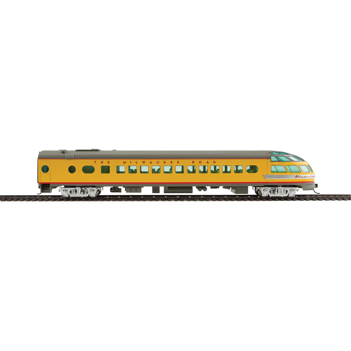 Walthers Proto HO 85' Skytop Lounge Rapids Series Milwaukee Road "Cedar ...