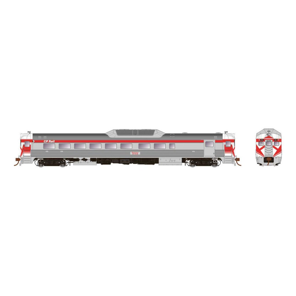 Rapido HO Budd RDC-2 Canadian Pacific "Action Red" w/ DCC & Sound - Spring Creek Model Trains