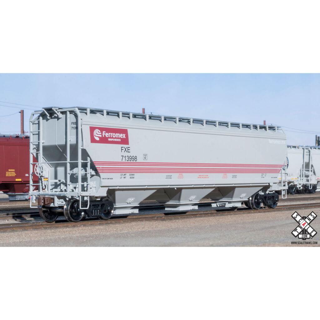 Scale Trains HO Operator Gunderson 5188 Covered Hopper Ferromex ...