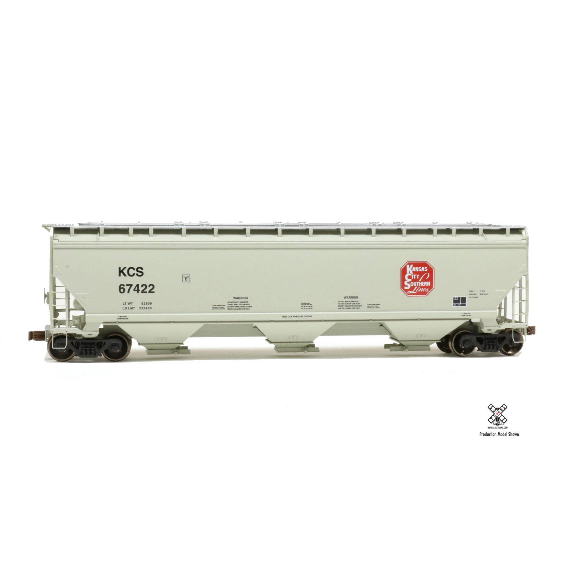 Scale Trains HO Operator Gunderson 5188 Covered Hopper Kansas City ...