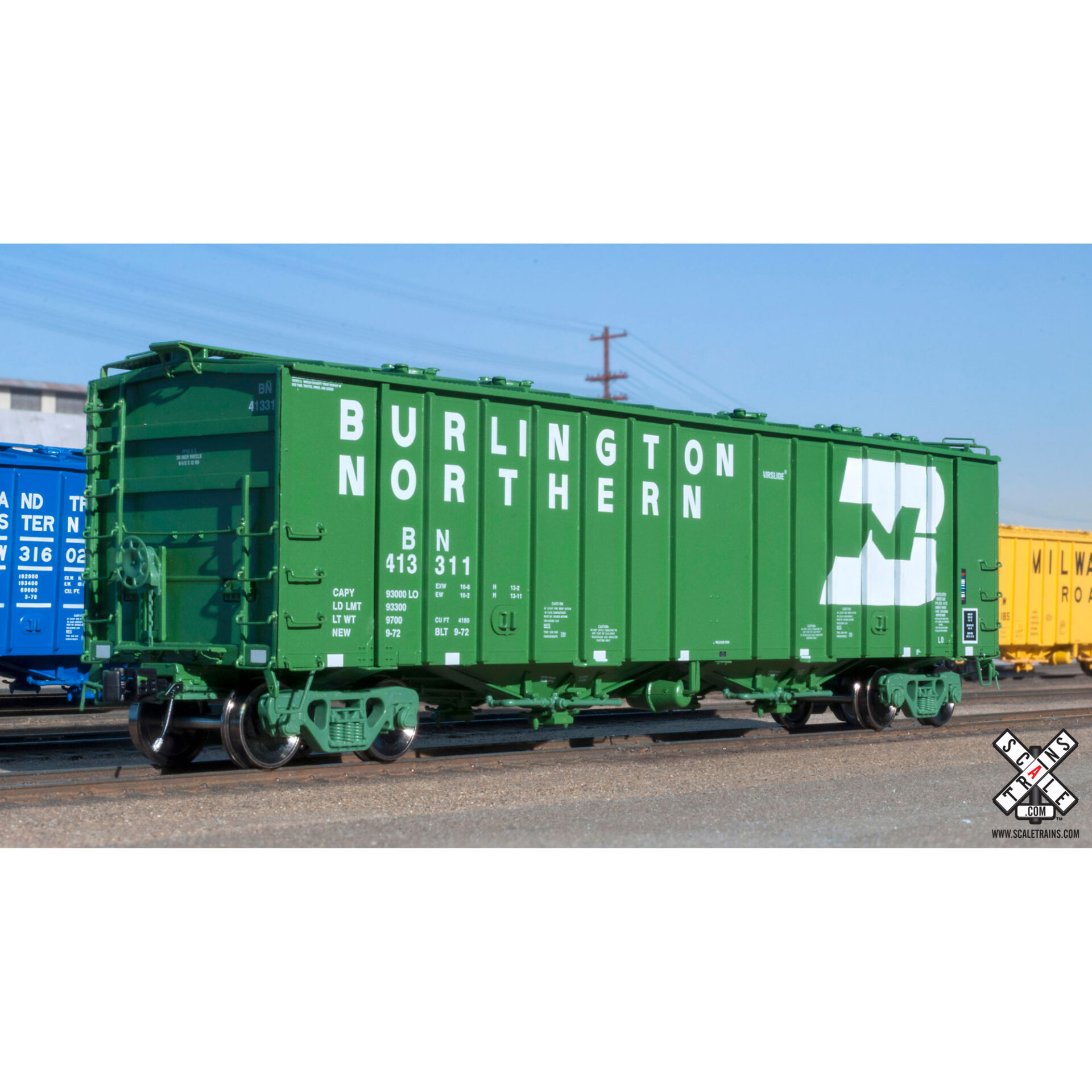 Scale Trains HO Rivet Counter GATC 4180 Airslide Covered Hopper Burlington Northern - Spring ...