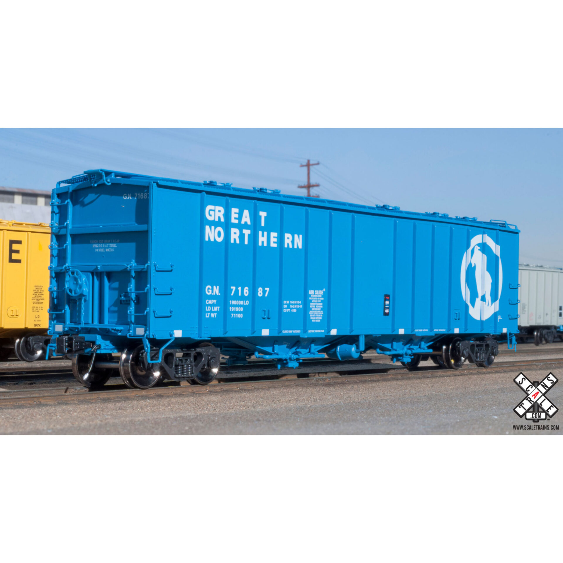 Scale Trains HO Rivet Counter GATC 4180 Airslide Covered Hopper Great ...