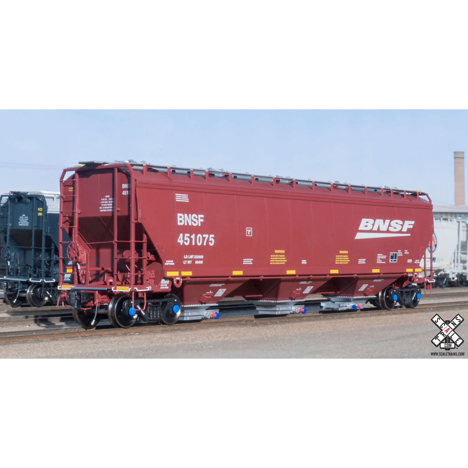 Scale Trains HO Rivet Counter Gunderson 5188 Covered Hopper BNSF "Wedge ...