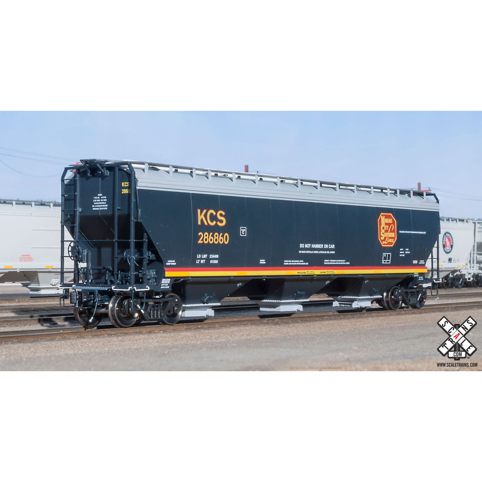 Scale Trains HO Rivet Counter Gunderson 5188 Covered Hopper Kansas City ...