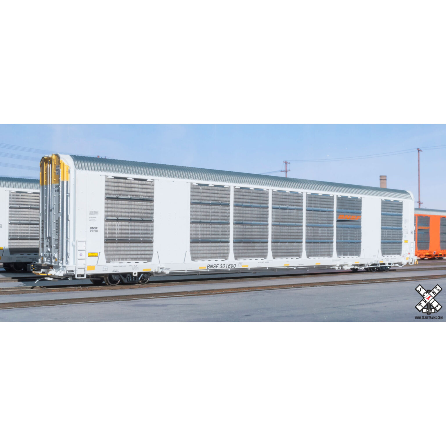 Scale Trains HO Rivet Counter Gunderson Multi-Max Autorack BNSF "White" - Spring Creek Model Trains