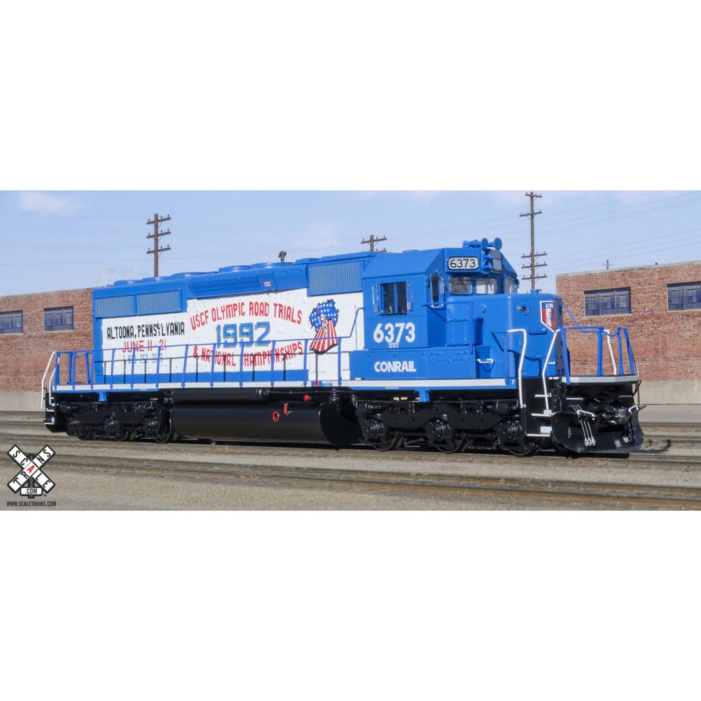 Scale Trains HO Rivet Counter SD40-2 Conrail "1992 USCF Olympic Road Trials" - Spring Creek ...