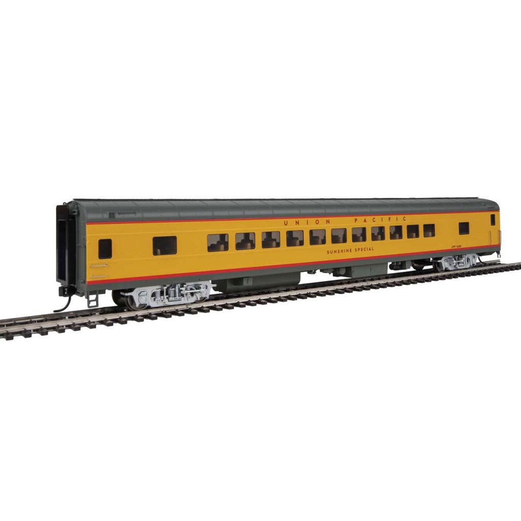Walthers Proto HO 85' ACF 44-Seat Coach Union Pacific "Heritage Fleet Late Version, Sunshine ...