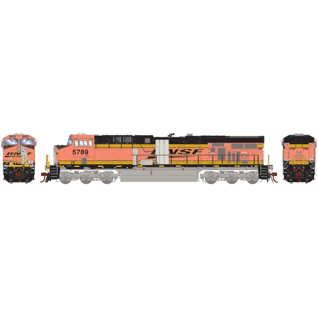 Athearn Genesis HO ES44AC BNSF "Wedge w/ Primer Patches" w/ DCC & Sound ...