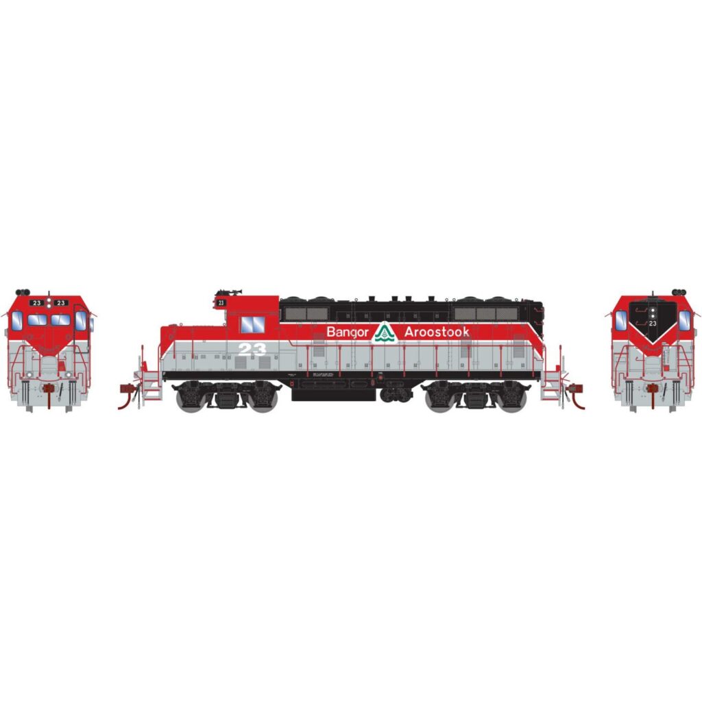 Athearn Genesis HO GP7u Bangor & Aroostook w/ DCC & Sound - Spring ...
