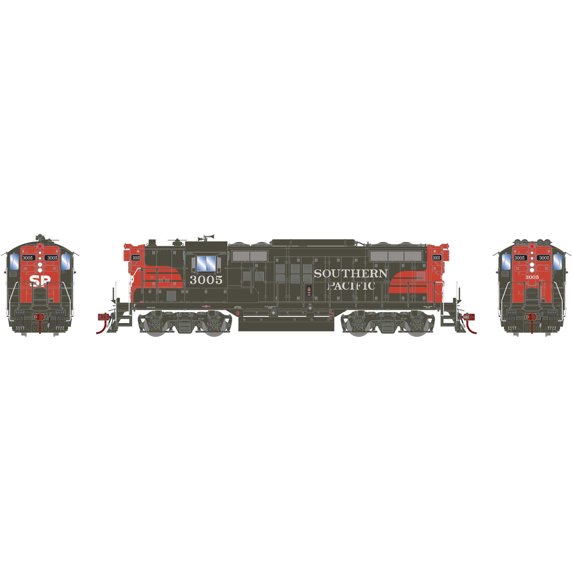 Athearn Genesis HO GP9 Southern Pacific "Dual Service" w/ DCC & Sound - Spring Creek Model Trains