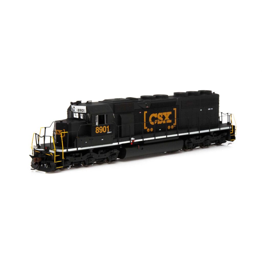Athearn HO SD40 CSX "Black Boxcar Logo" w/ DCC & Sound - Spring Creek Model Trains