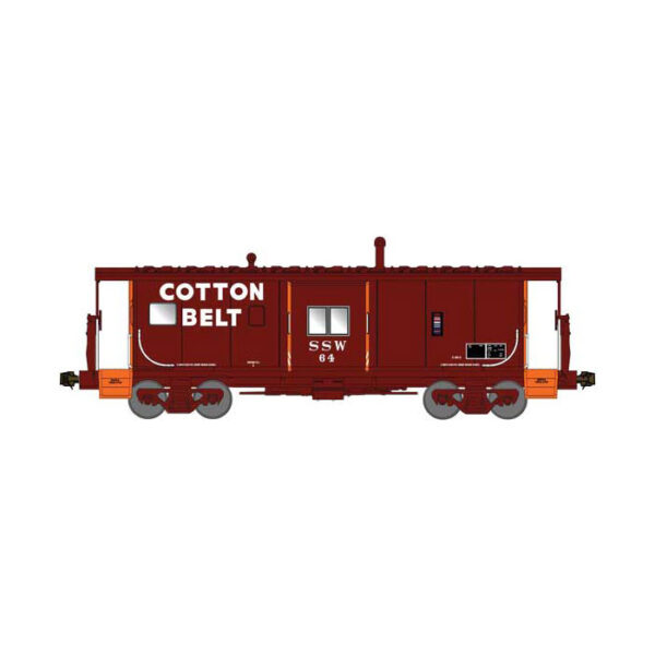 Bluford Shops N Bay Window Caboose Cotton Belt - Spring Creek Model Trains
