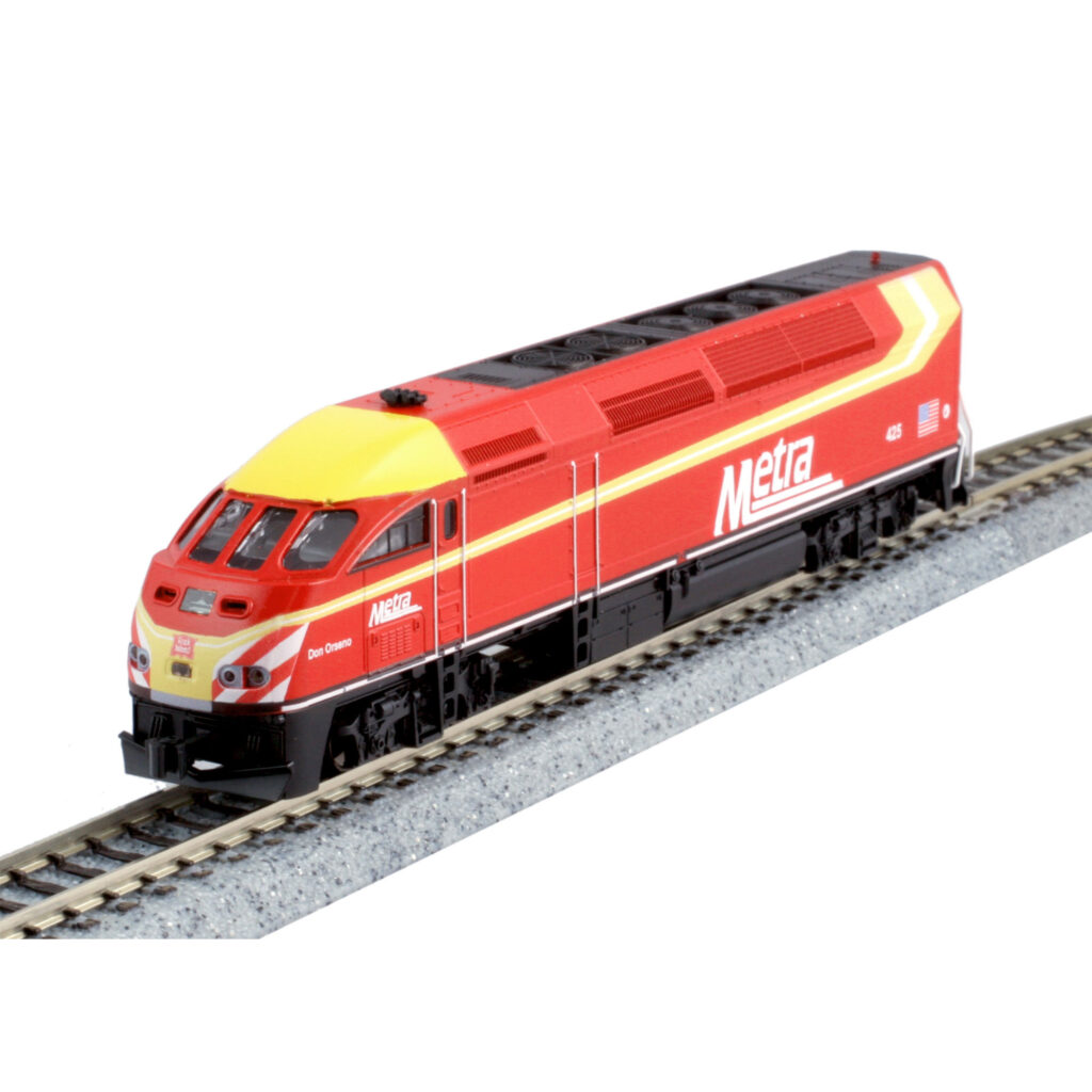 Kato N MP36PH & Bi Level Commuter Car Set Metro Transit "Rock Island ...