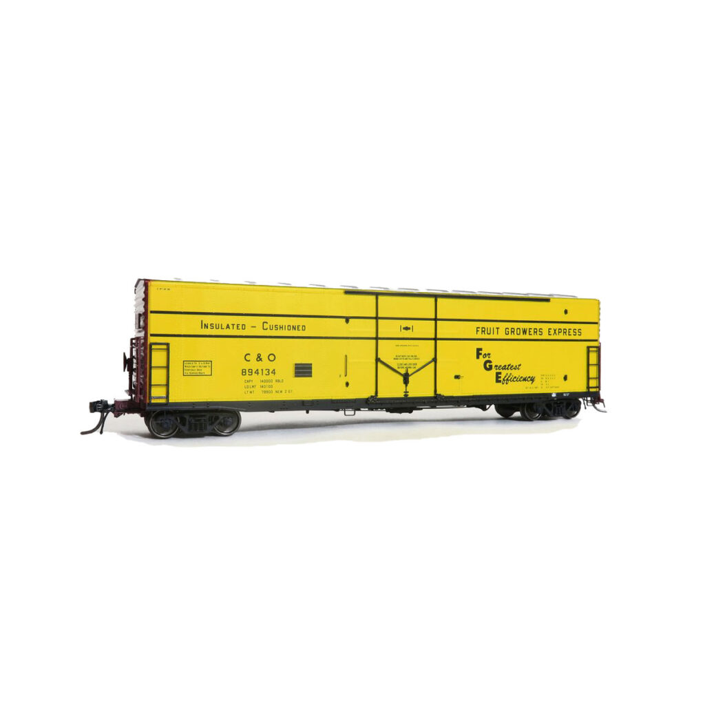Moloco HO 50' RBL Plate B Boxcar, Center Door Chesapeake & Ohio "FGE ...