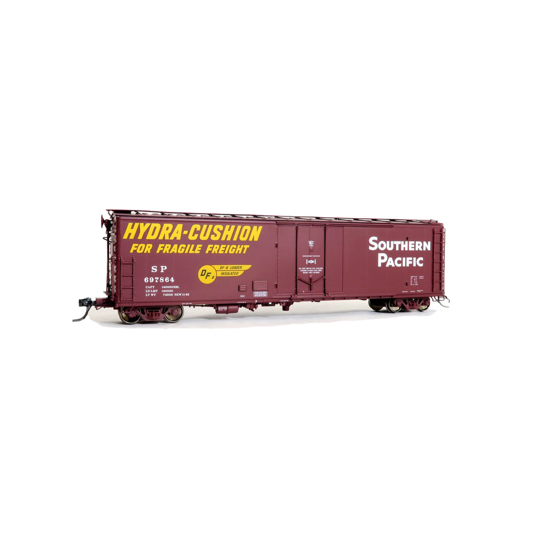 Moloco HO 50' RBL Plate B Boxcar, Offset Door Southern Pacific - Spring ...