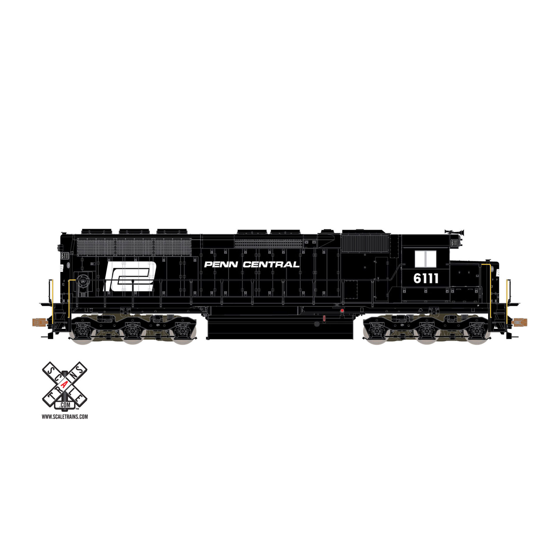 Scale Trains HO Operator SD45 Penn Central w/ DCC & Sound - Spring Creek Model Trains