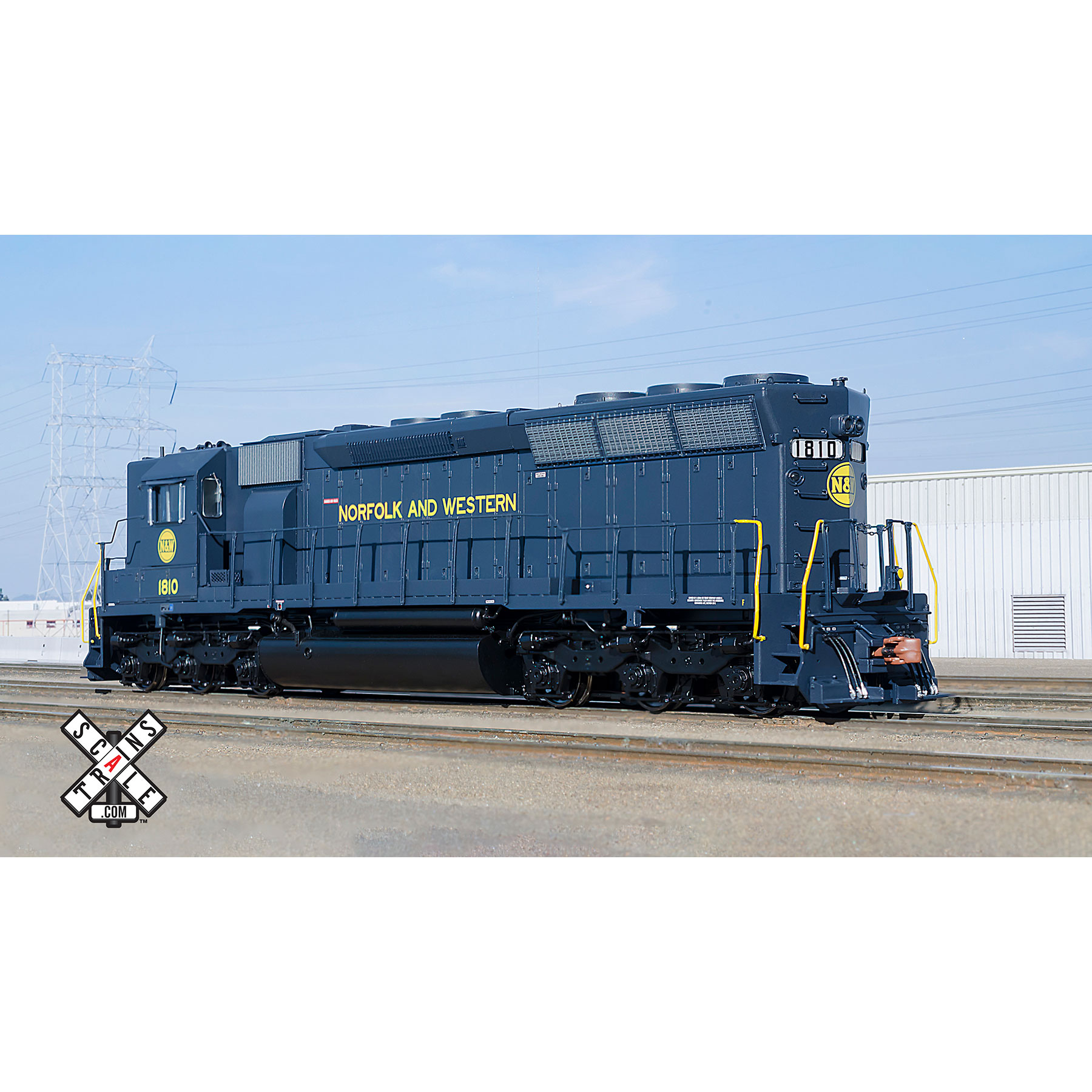 Scale Trains HO Rivet Counter SD45 Norfolk & Western "Pevler Blue" w/ DCC & Sound - Spring Creek ...