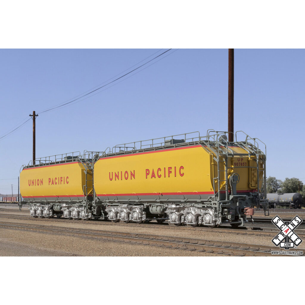 Scale Trains HO Rivet Counter Water & Fuel Tender Set Union Pacific ...