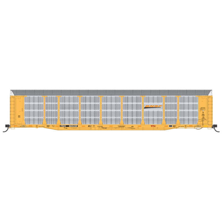 Intermountain HO Bi-Level Auto Rack BNSF "Yellow with Wedge Logo ...