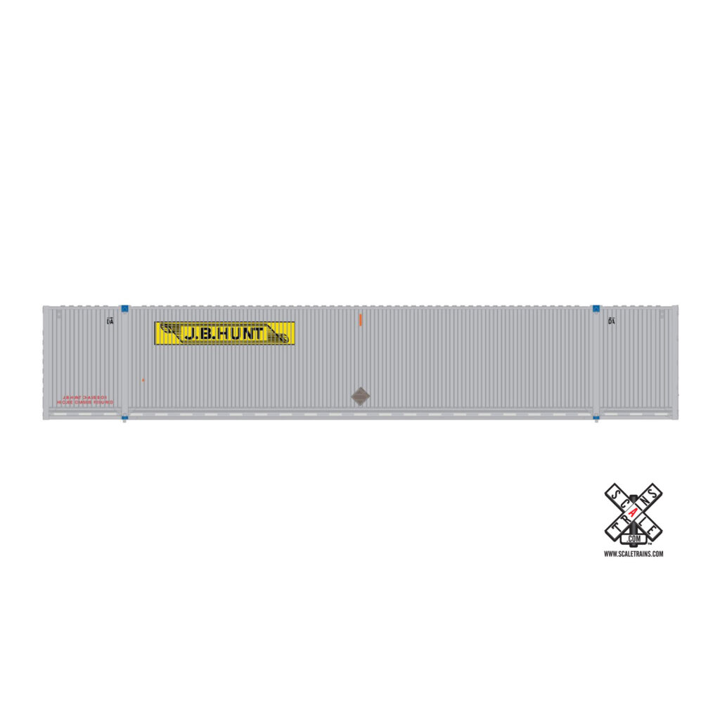 Scale Trains N 53' CIMC Container JB Hunt "Gray" Single - Spring Creek ...