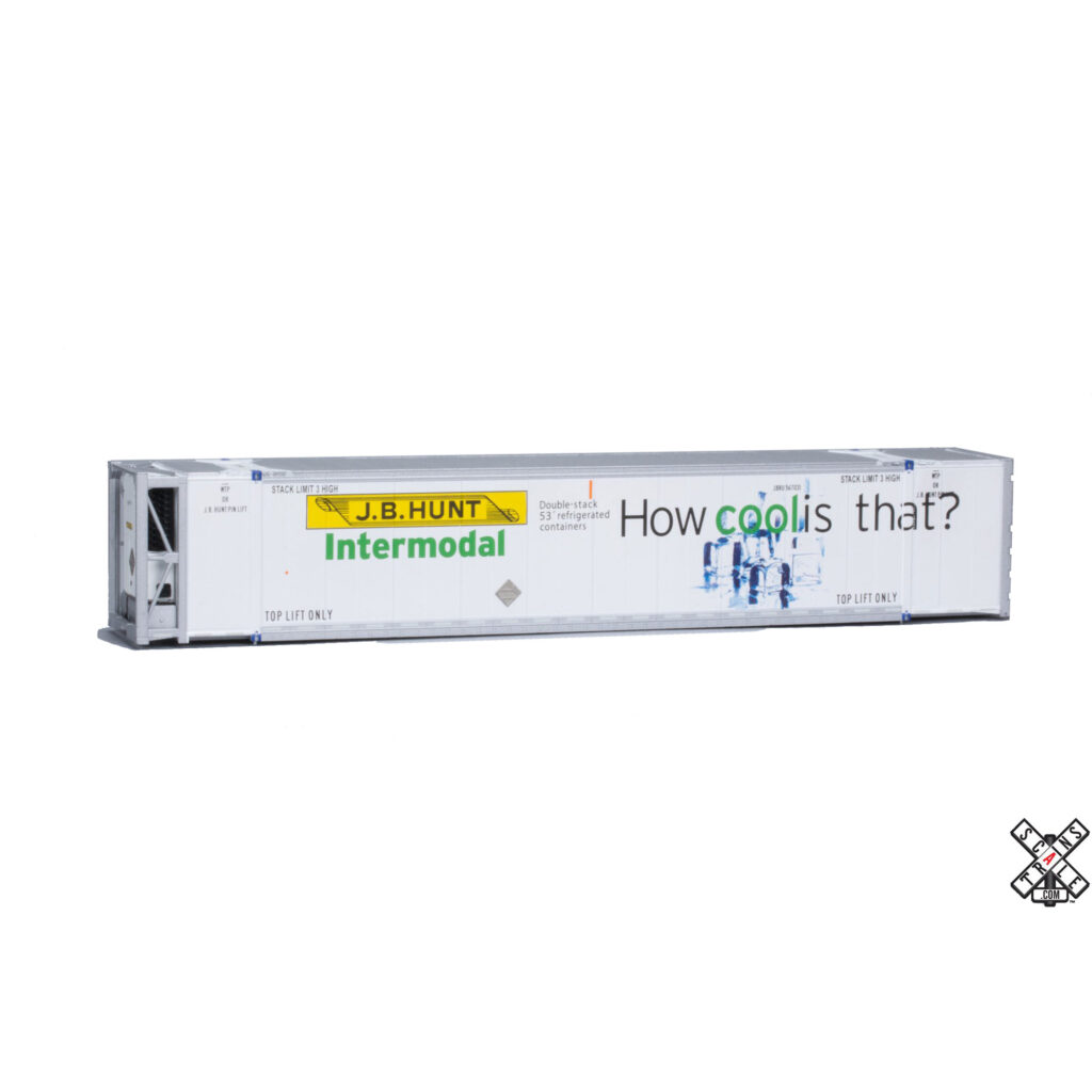 Scale Trains N 53' CIMC Reefer Container JB Hunt "How Cool Is That ...