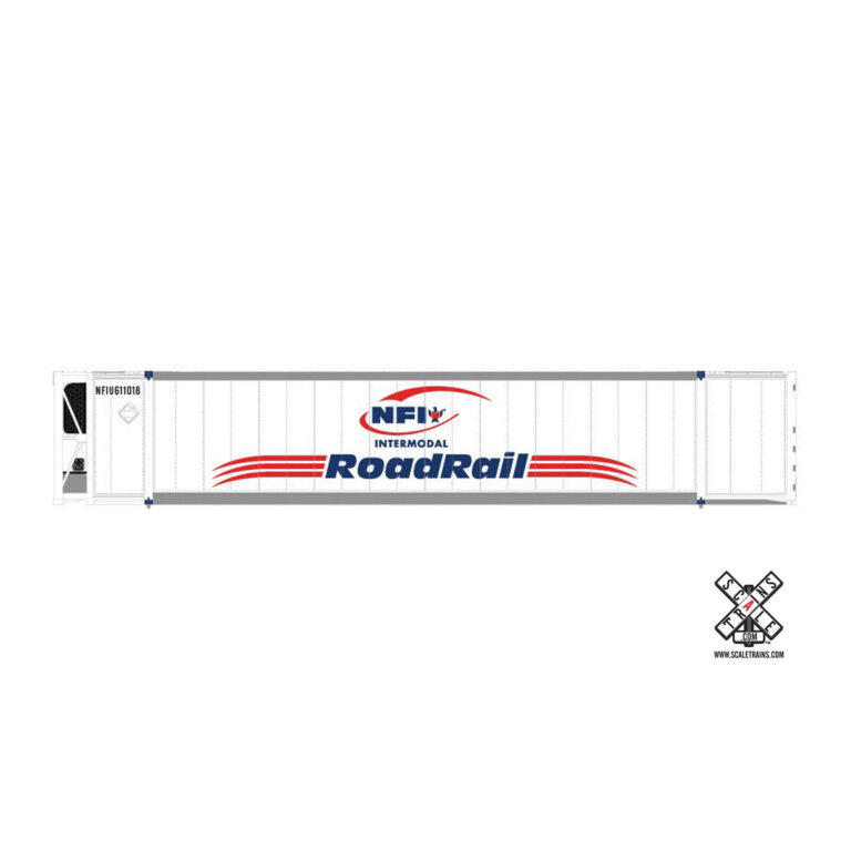 Scale Trains N 53' CIMC Reefer Container NFI "Roadrail" Single - Spring ...