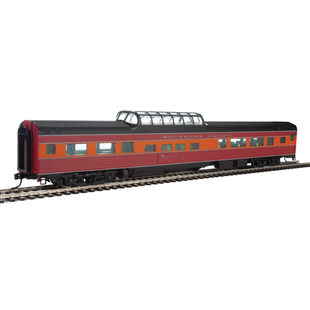 Walthers Mainline HO 85' Budd Dome Coach Southern Pacific "Daylight ...