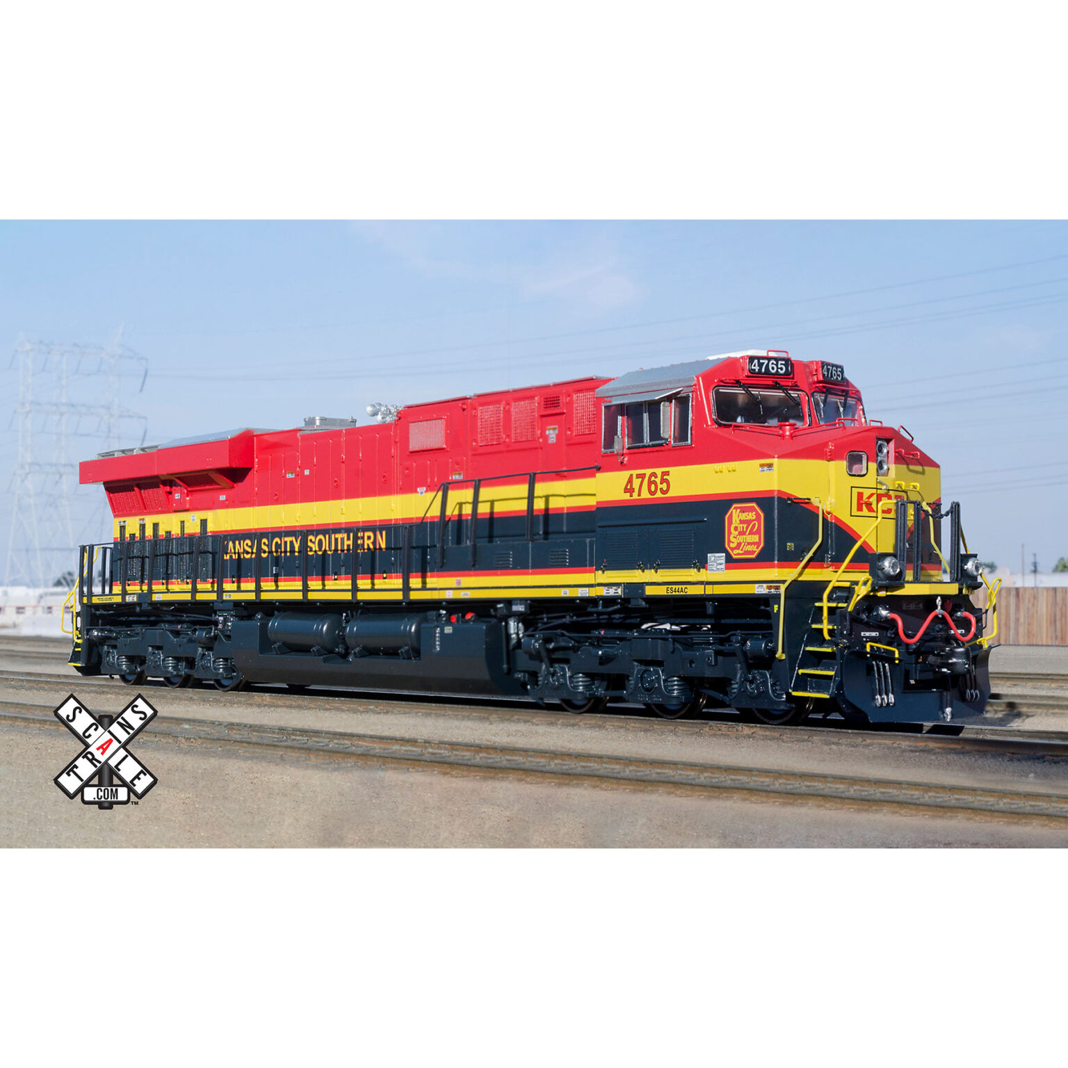 Scale Trains HO Rivet Counter ES44AC Kansas City Southern w/ DCC & Sound - Spring Creek Model Trains