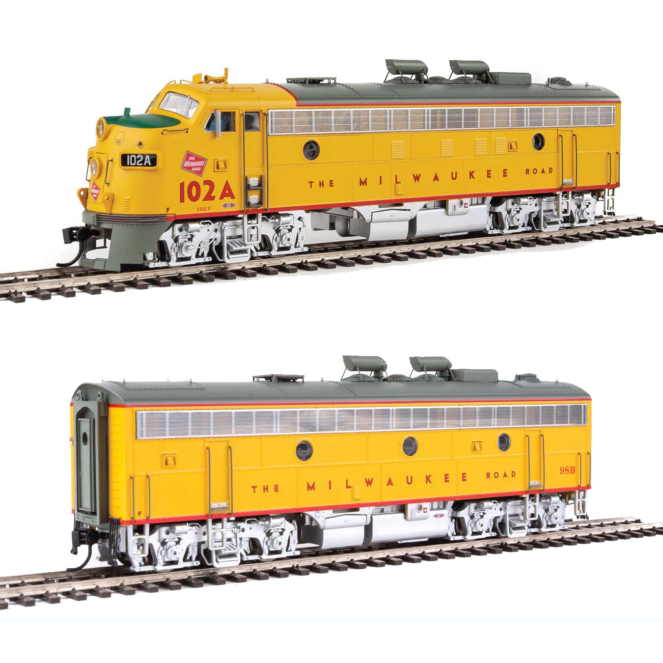 Walthers Proto HO FP7A & F7B Milwaukee Road "Yellow" - Spring Creek Model Trains