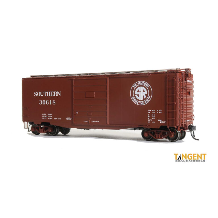Tangent HO 40' 9' Door Box Car Southern - Spring Creek Model Trains