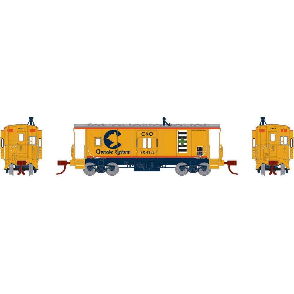 Athearn N Bay Window Caboose Chessie System "C&O" - Spring Creek Model ...