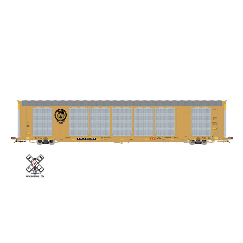 Scale Trains HO Rivet Counter Gunderson Multi-Max Autorack Canadian Pacific "Beaver TTGX ...