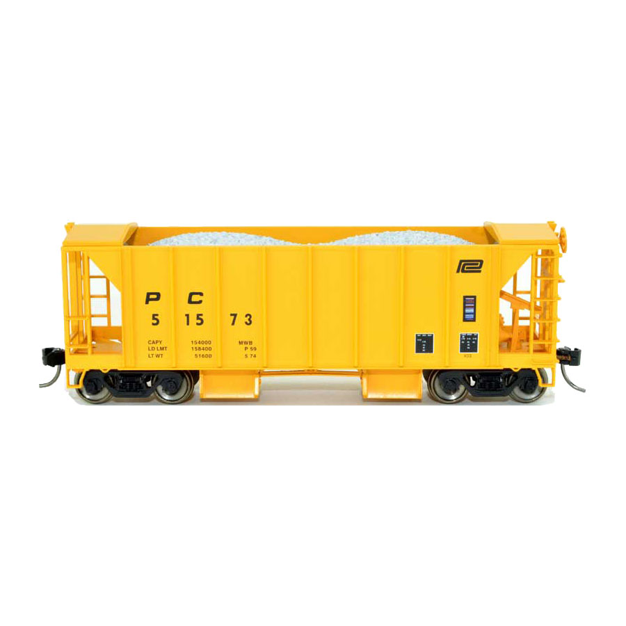 Bowser HO 70 Ton 2 Bay Ballast Hopper with Side Chutes Penn Central ...