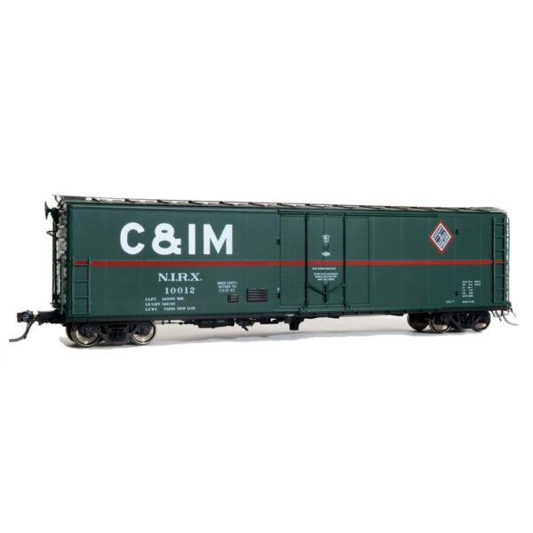 Moloco HO 50' RBL Plate B Boxcar, Offset Door Chicago & Illinois ...
