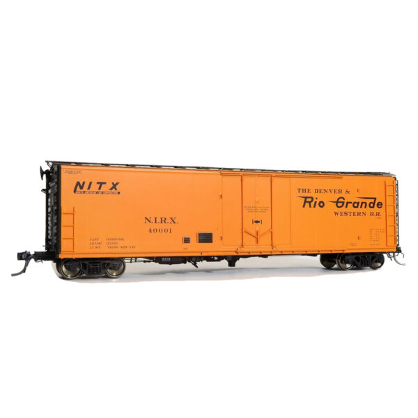 Moloco HO 50' RBL Plate B Boxcar, Offset Door Denver & Rio Grande "NIRX ...