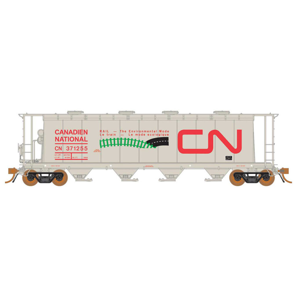 Rapido HO 3800 Cubic Foot Cylindrical Hopper Canadian National ...