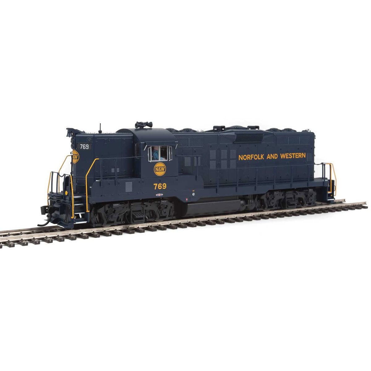 Walthers Proto HO GP9 Phase II Norfolk & Western "Pevler Blue" - Spring Creek Model Trains