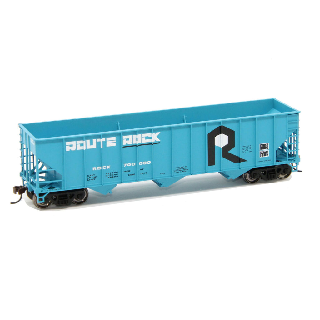 Bowser HO 100 Ton Hopper Rock Island "Blue" - Spring Creek Model Trains