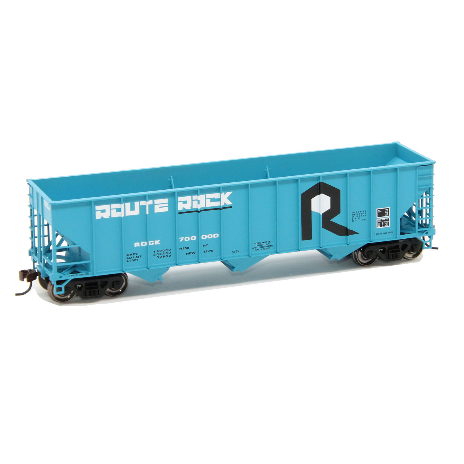 Bowser HO 100 Ton Hopper Rock Island "Blue" - Spring Creek Model Trains