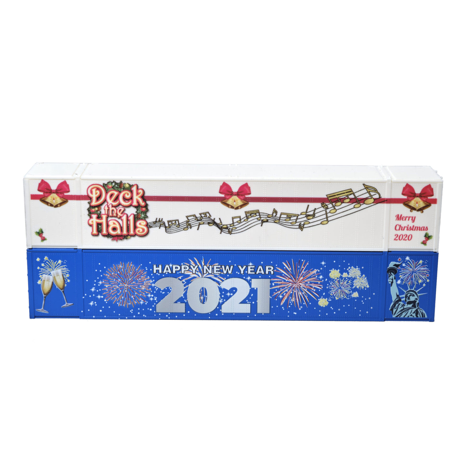Con-Cor HO 53' Smooth Side Container 2020 Christmas and 2021 New Years ...