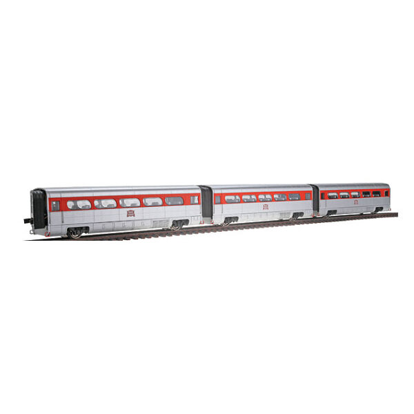 Con-Cor HO AeroTrain 3 Car Addon Rock Island "1958-1966" - Spring Creek ...
